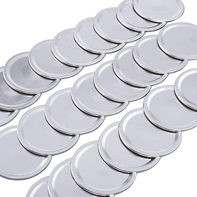 Gold Silver Round Metal Cover Customization | glass jar supplier
