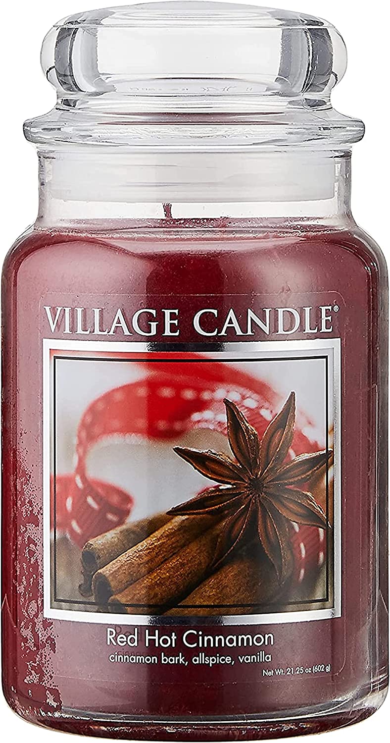 Red Hot 26 Oz Glass Jar Scented Candle | glass jar supplier